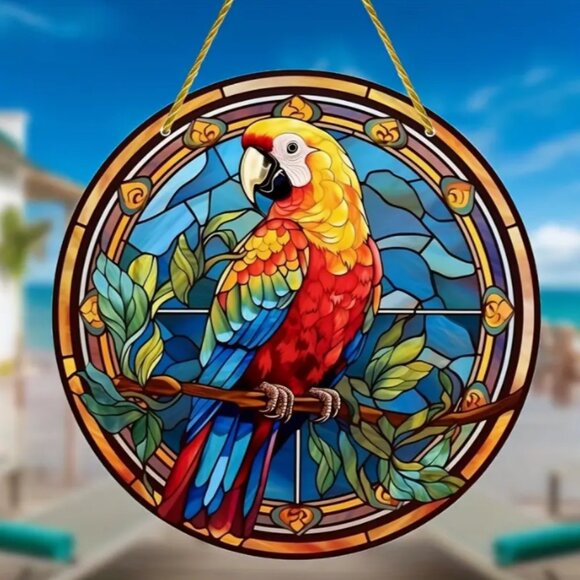 Wall Decor | Parrot Wall Hanging Multicolor Approx 6 Diameter | Poshmark